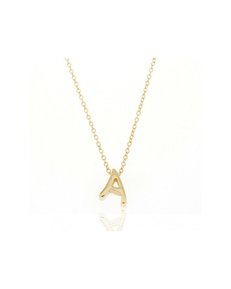 COLLAR LETRA A DORADA