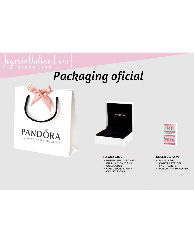 PENDIENTES PANDORA CADENA DE SERPIENTE