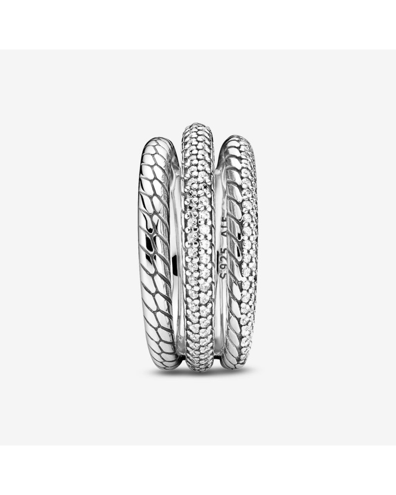 ANILLO PANDORA TRIPLE PAVÉ