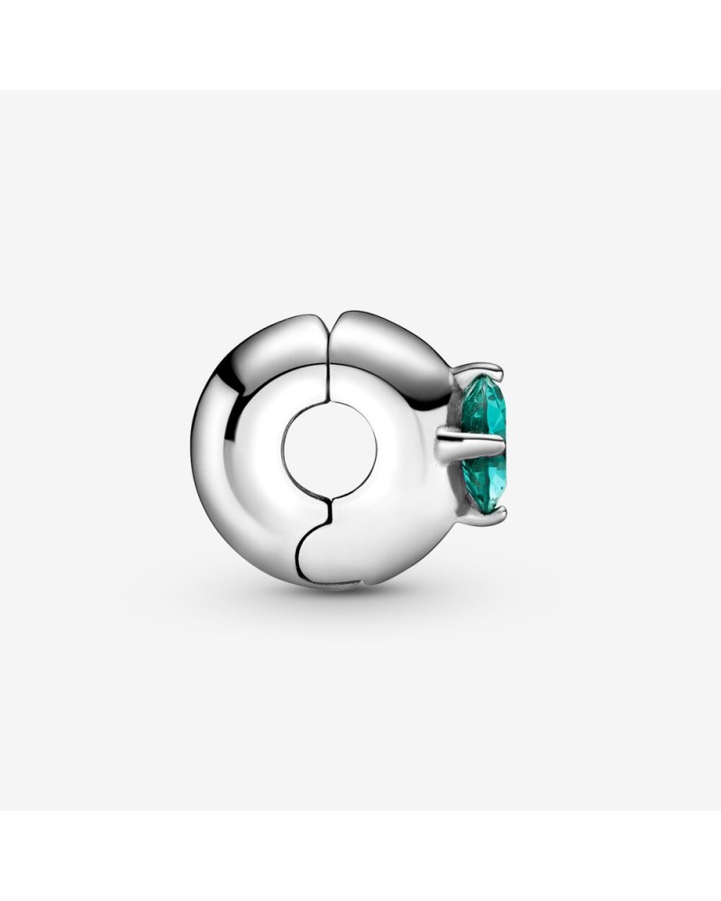 CLIP PANDORA SOLITARIO VERDE