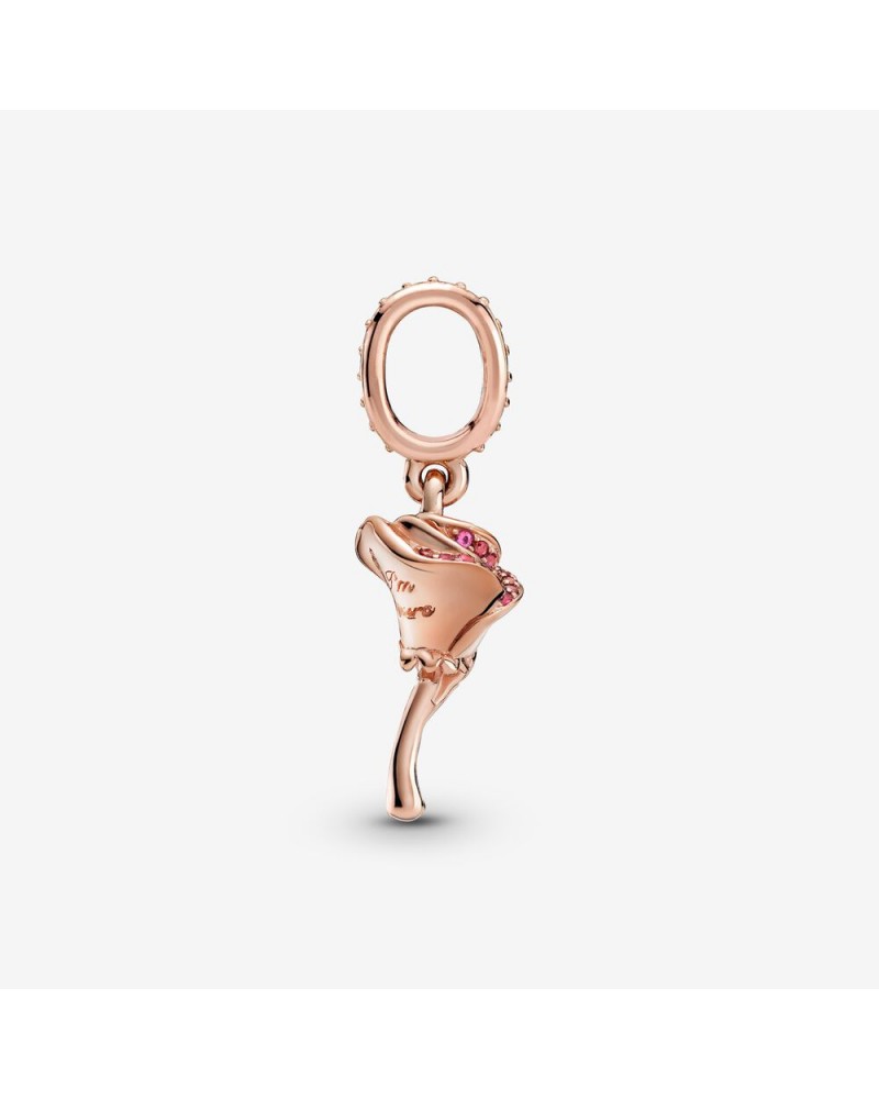 CHARM PANDORA FLOR ROSA