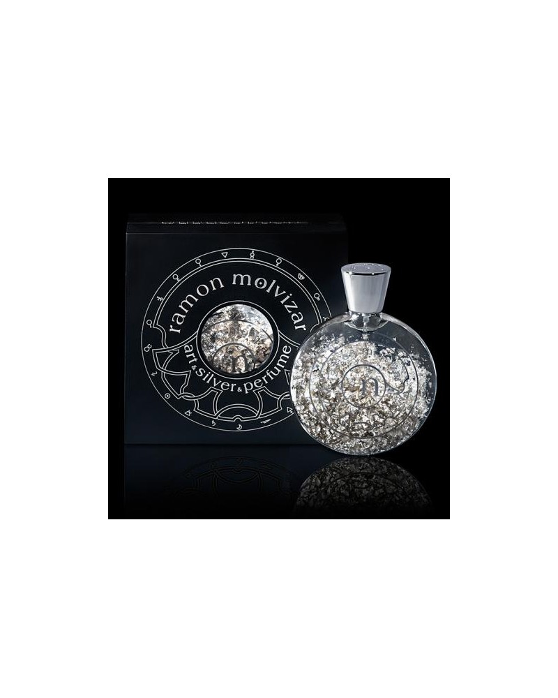 PERFUME DE ORO BLANCO DE 23 KILATES 75mL ART AND SILVER MOLVIZAR