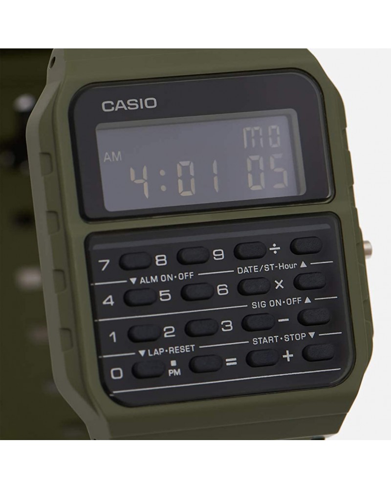 RELOJ CASIO CALCULADORA VERDE CA-53WF-3BEF