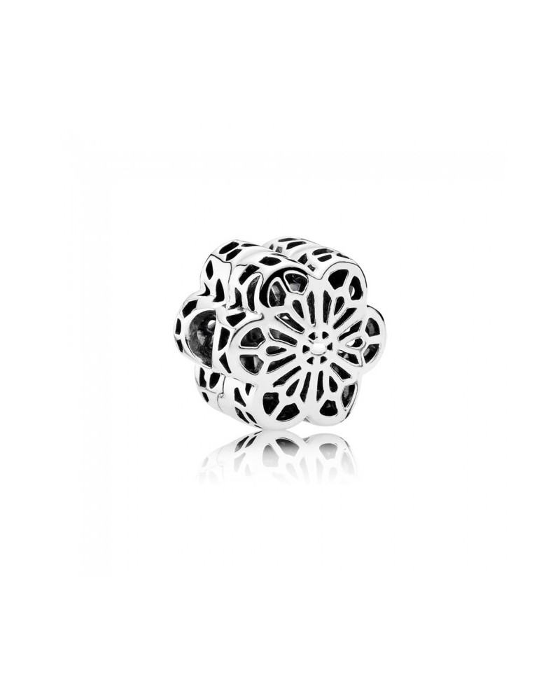 CLIP PANDORA MARGARITAS DE ENCAJE 791836