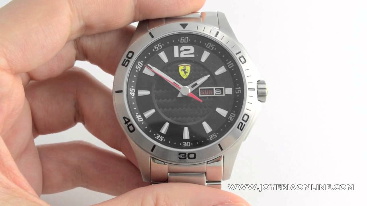 RELOJES FERRARI CARACTERÍSTICAS | Joyeria Online BLOG